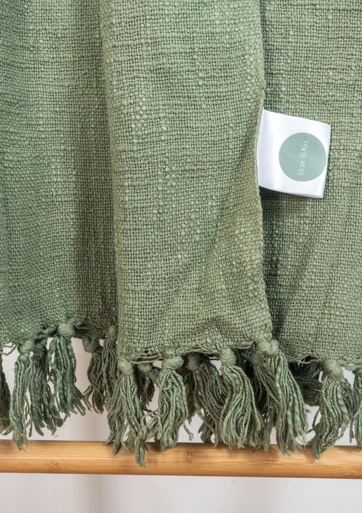 Dark Sage Throw – Scar & Ko